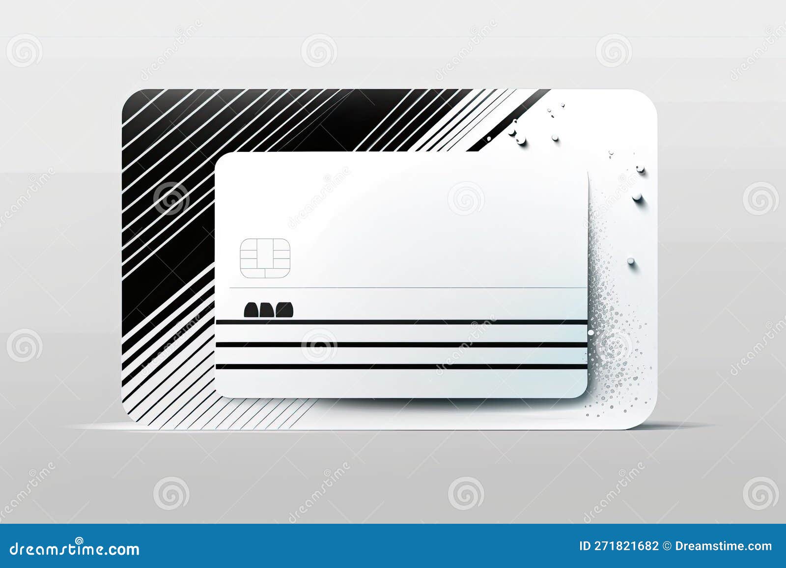 A Cartoonish Take on a Bank Card. Digital Art Created on a Computer ...