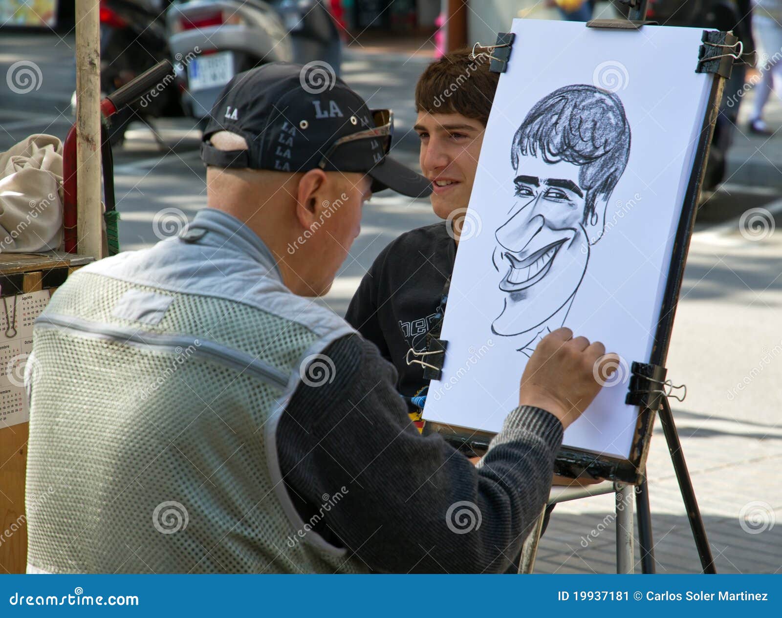 Cartoonist typical editorial photo. Image of cartoonist - 19937181