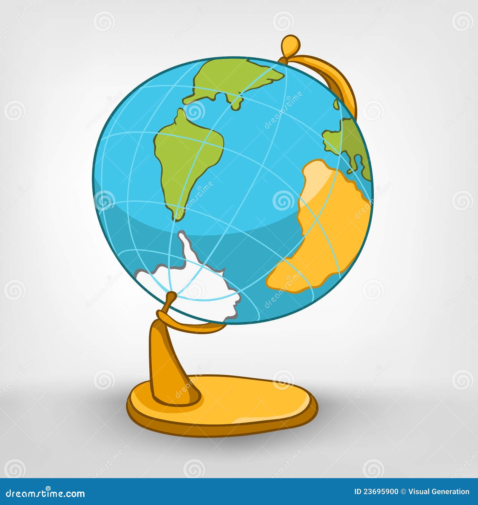 Cartoons Decoration Globe stock vector. Illustration of countries ...