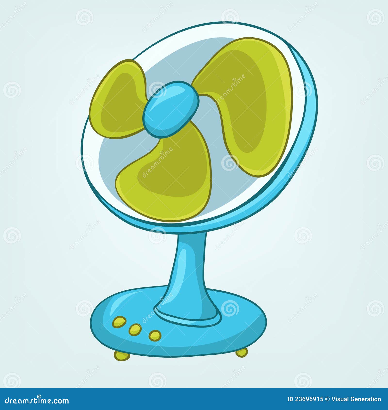 Cartoons Home Appliences Fan Stock Vector - Illustration of refresh ...