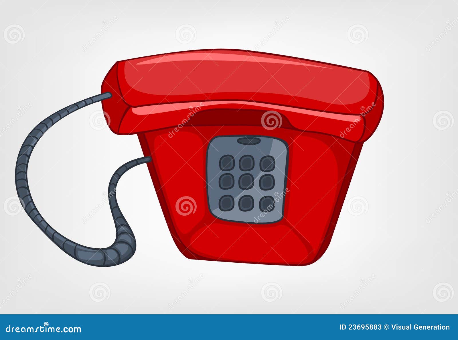 Cartoons Home Appliences Phone Stock Vector - Illustration of equipment ...