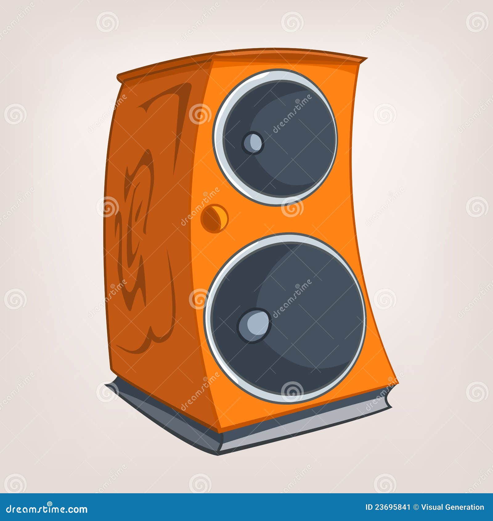 Cartoons Home Appliences Speaker Stock Vector - Illustration of stereo ...