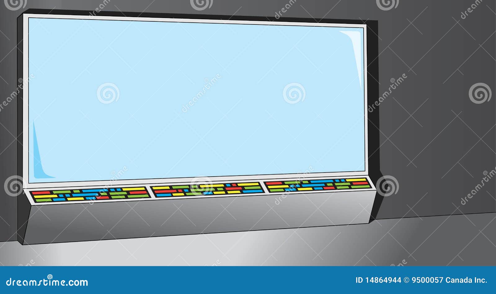 Cartoony Computer Screen stock vector. Illustration of keyboard - 14864944