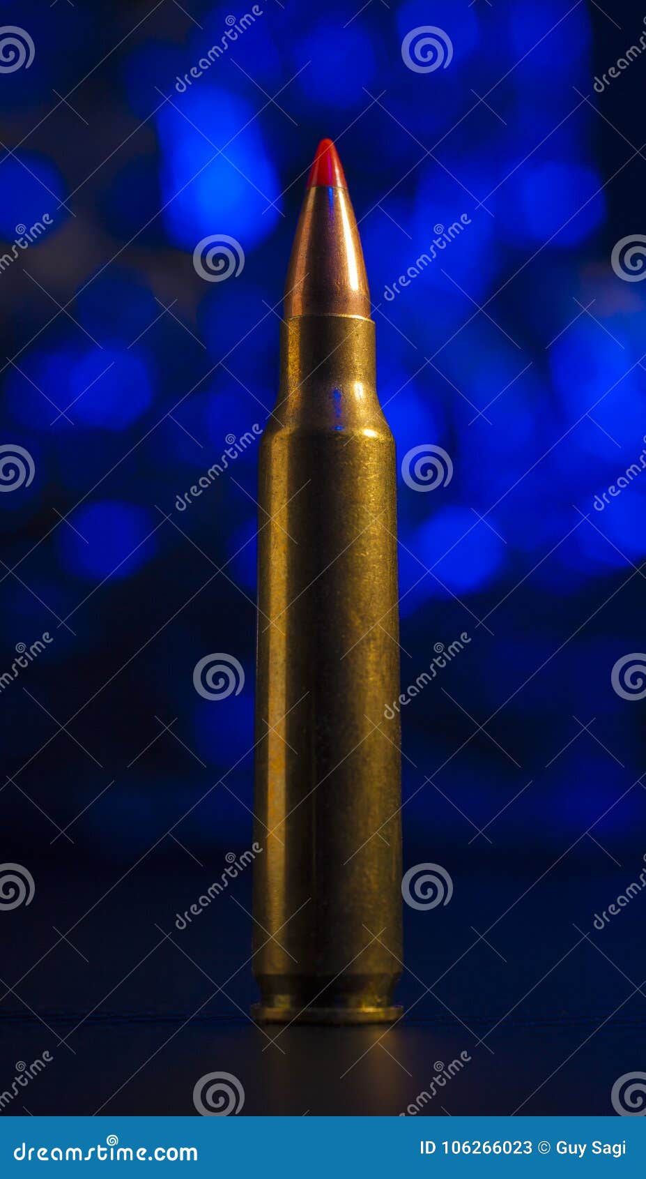 AR 15 ammo stock image. Image of blue, ammunition, metal - 106266023