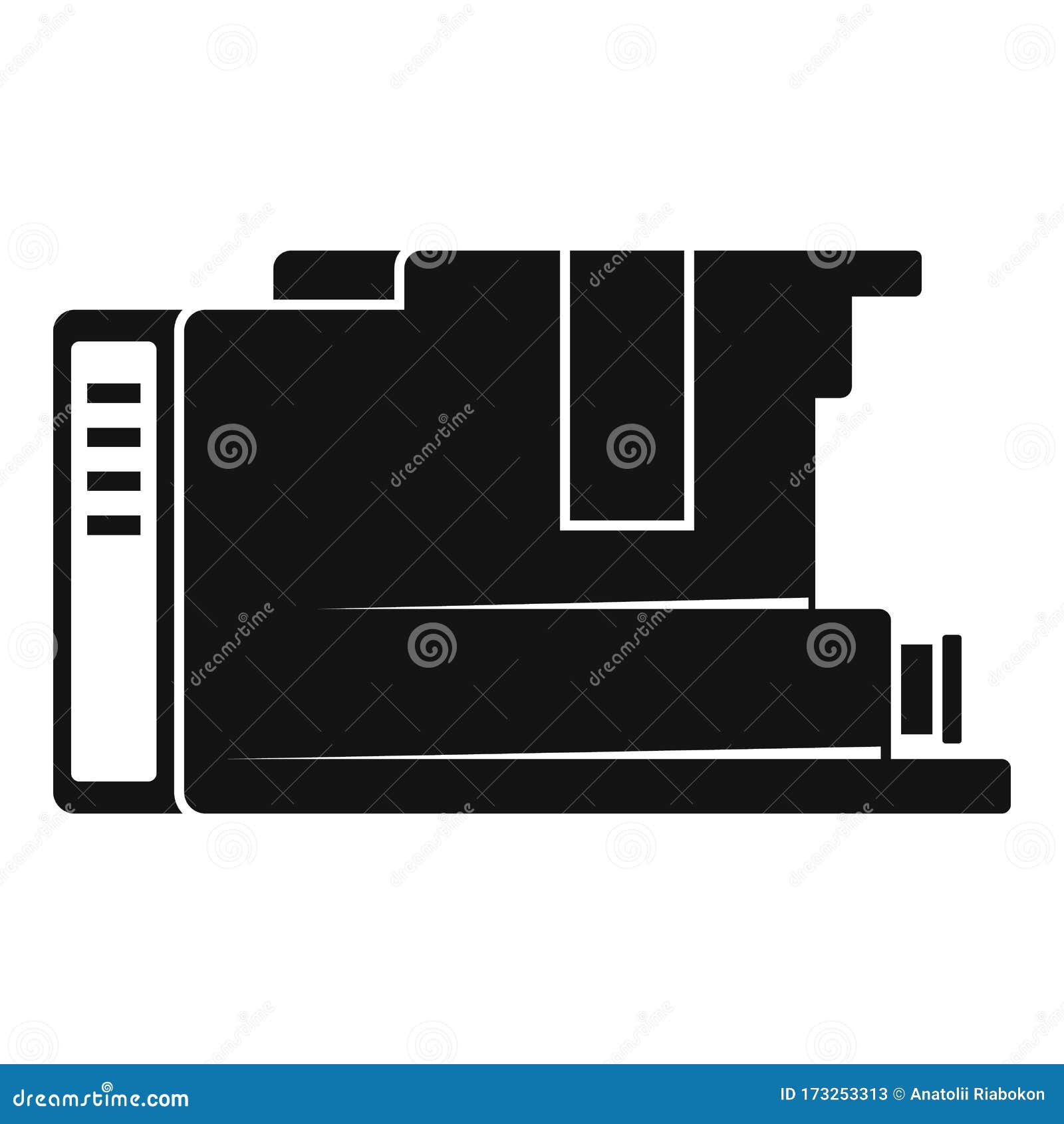 Cartridge Icon, Simple Style Stock Vector - Illustration of machine ...