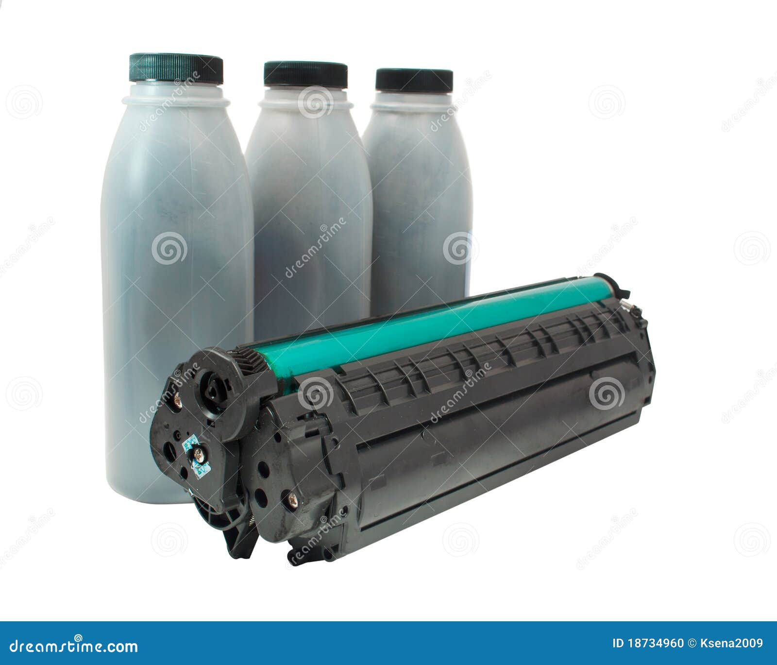 Cartridge and toner stock photo. Image of computer, laser - 18734960