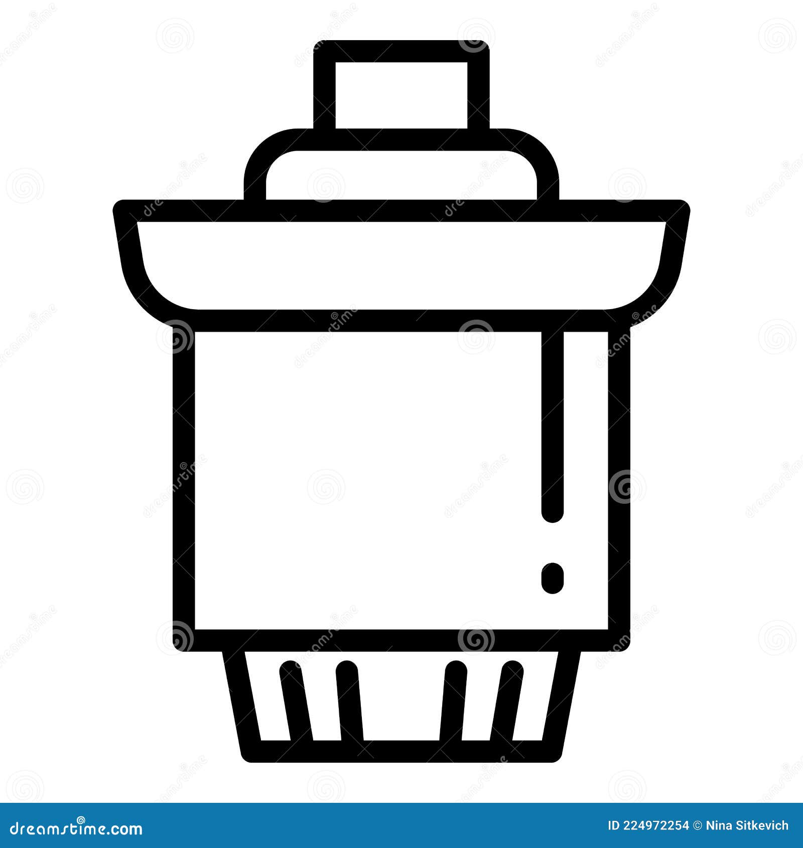 Cartridge Water Filter Icon, Outline Style Stock Vector - Illustration ...
