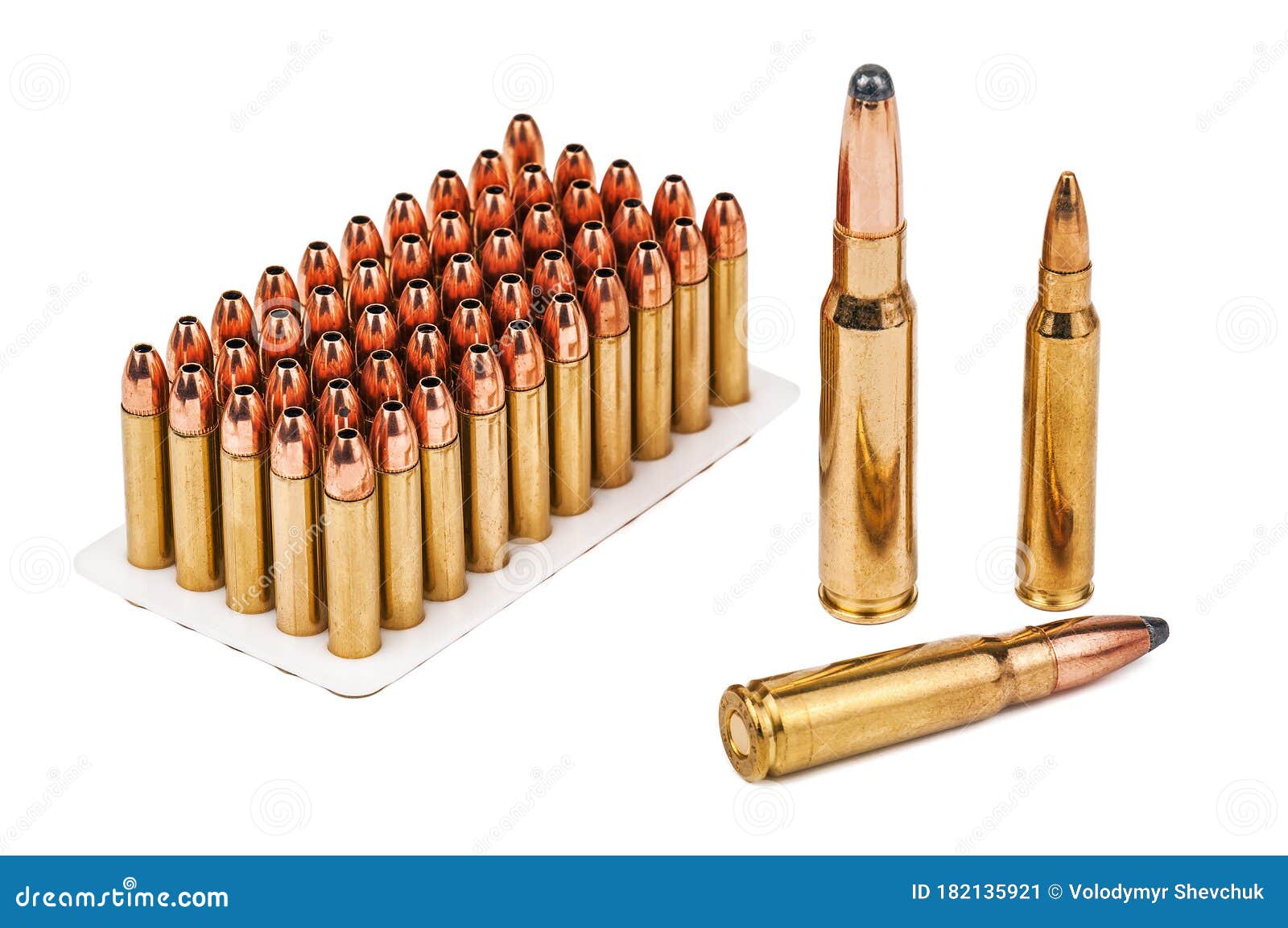 Cartridges of Different Caliber Stock Image - Image of danger, crime ...