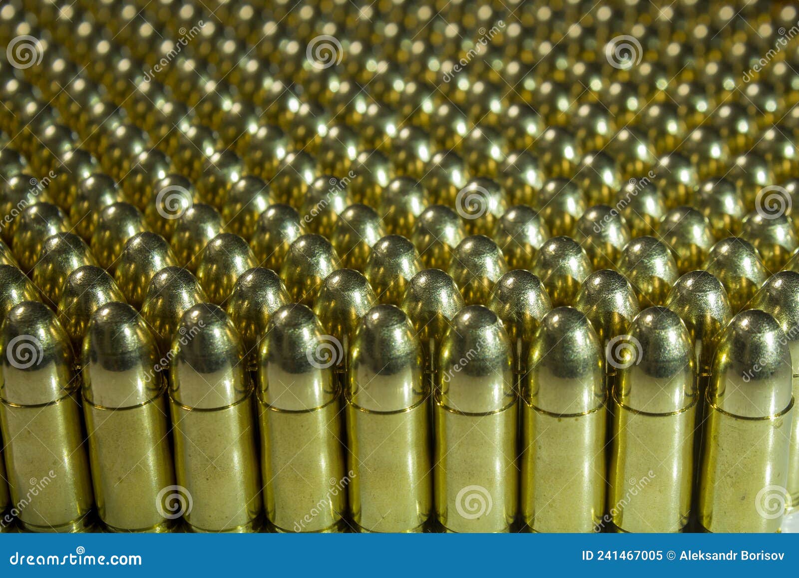 The Fired Bullet Stands in Front of the Bullets Editorial Image - Image ...