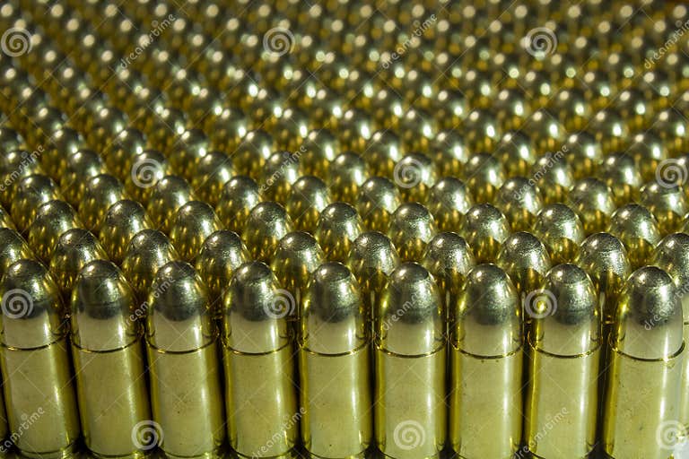 The Fired Bullet Stands in Front of the Bullets Editorial Image - Image ...