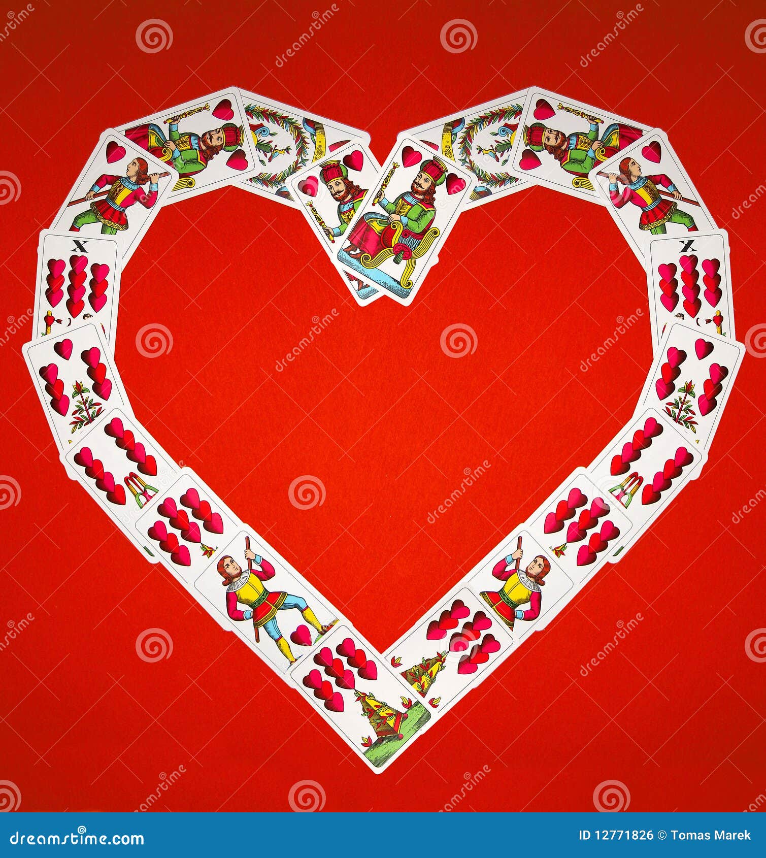 Carts in shape of heart stock photo. Image of harmony - 12771826