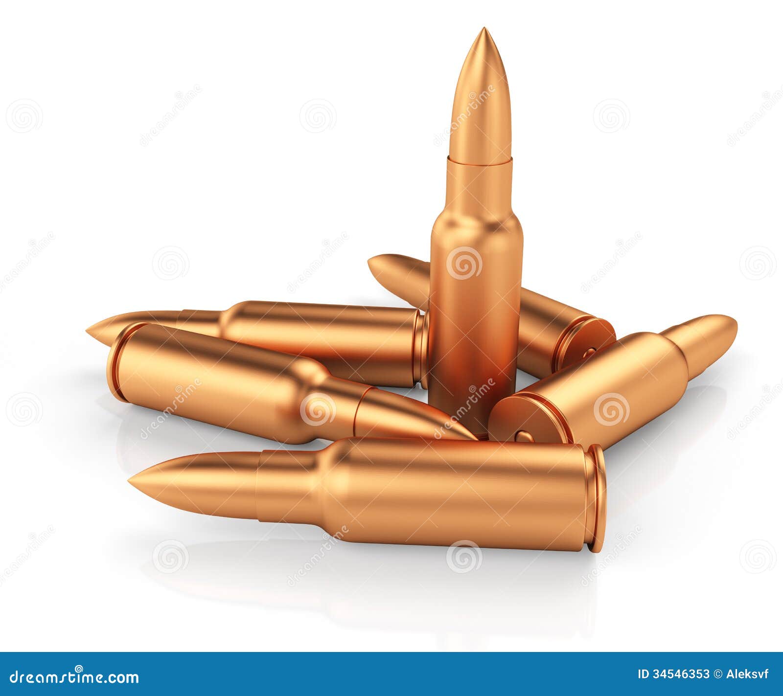 Cartuchos del rifle stock de ilustración. Ilustración de guerra - 34546353