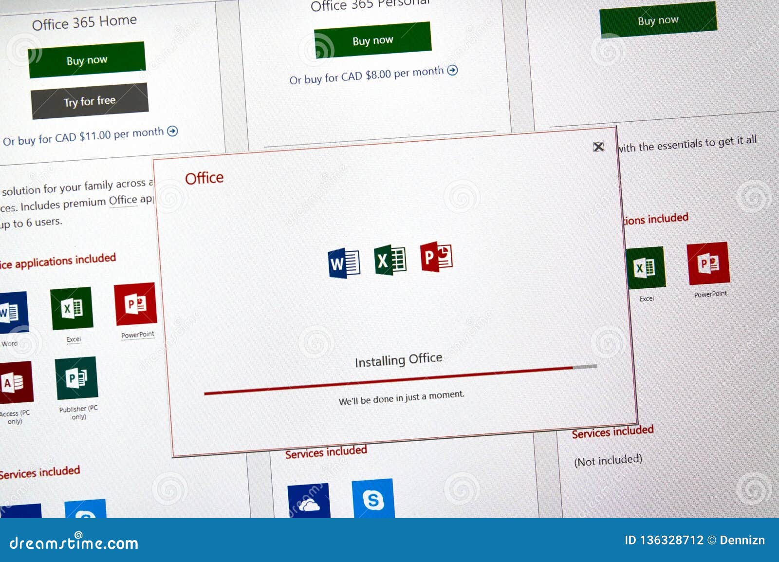 Cartão Do Subscribtion De Microsoft Office 365 Fotografia Editorial - Imagem de bloco, moderno ...