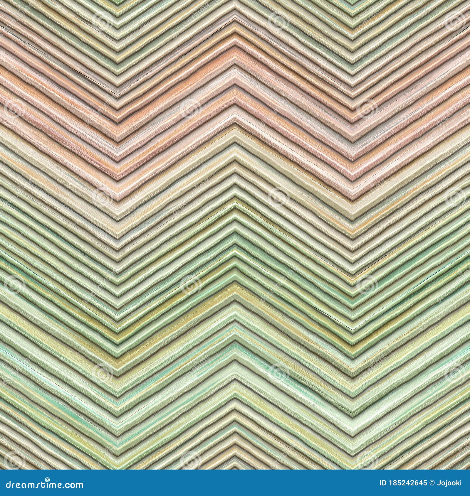 Carved Chevron Pattern on Wood Background Seamless Texture, 3d ...
