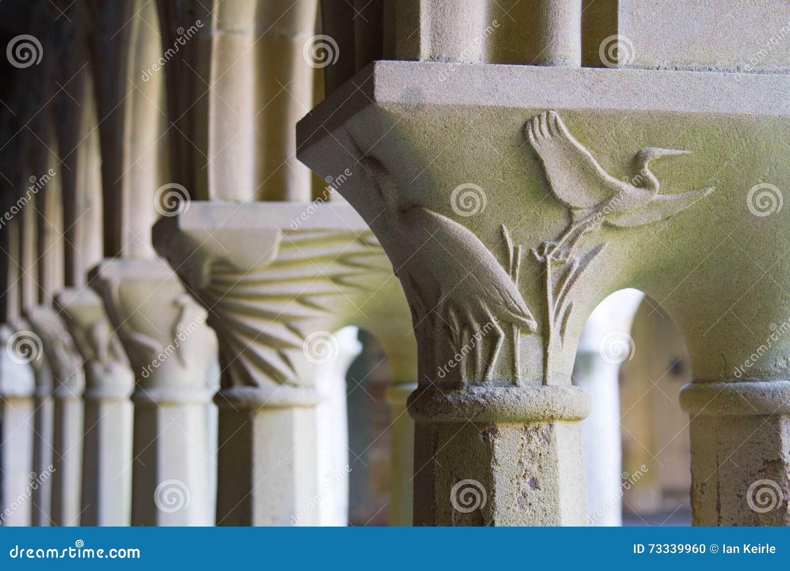 Carved Columns With Islamic Calligraphy And Patterns, Inside The 14th ...