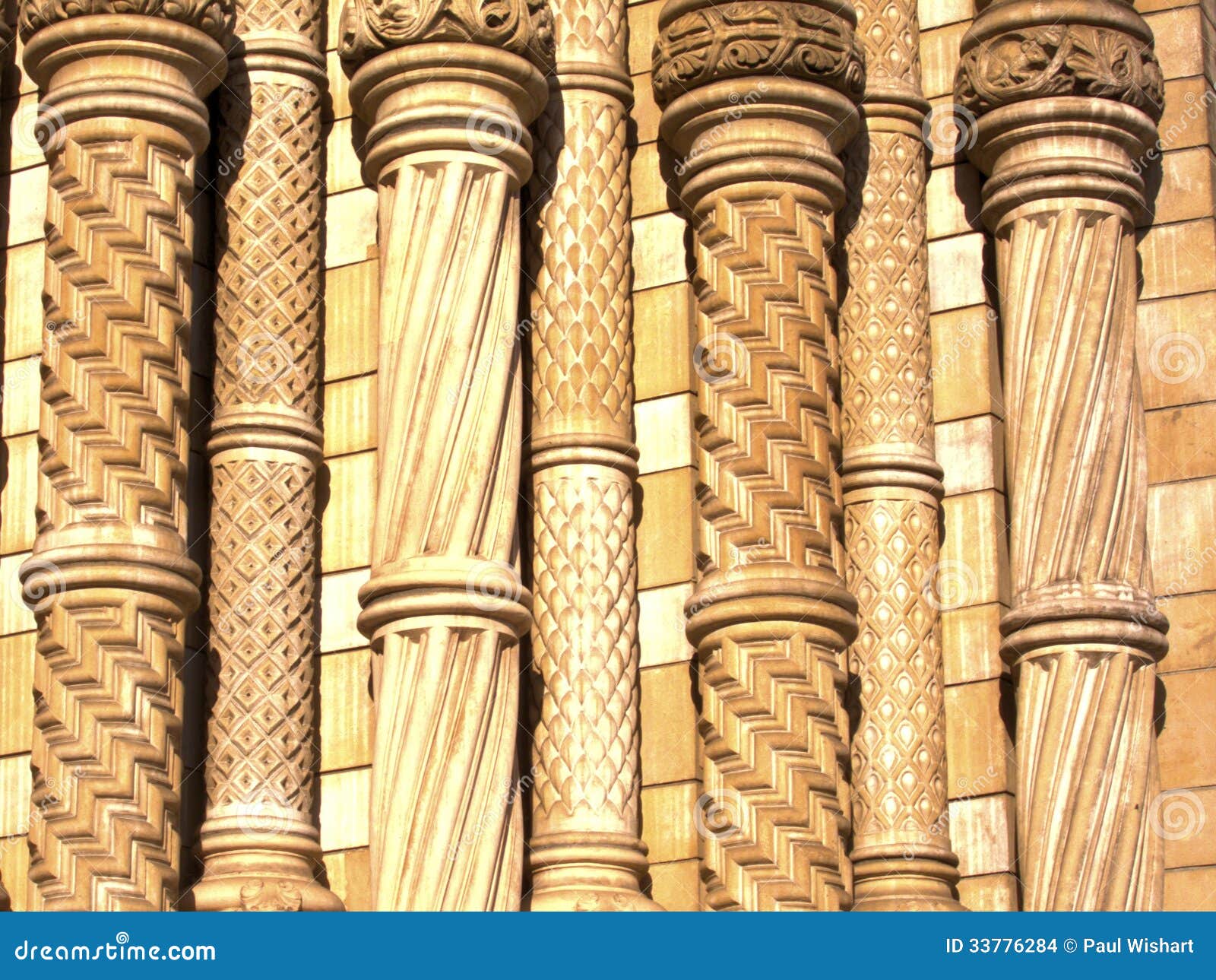 Carved Columns stock photo. Image of exterior, buildings - 33776284