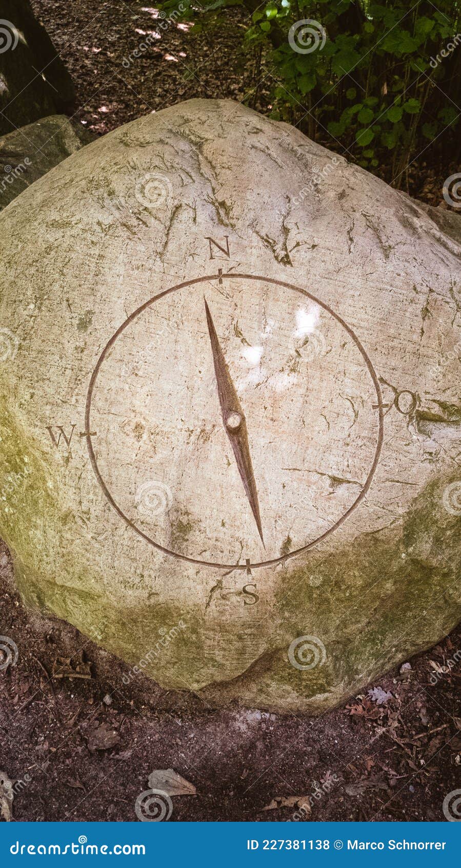 Carved compass stock photo. Image of floor, geography - 227381138