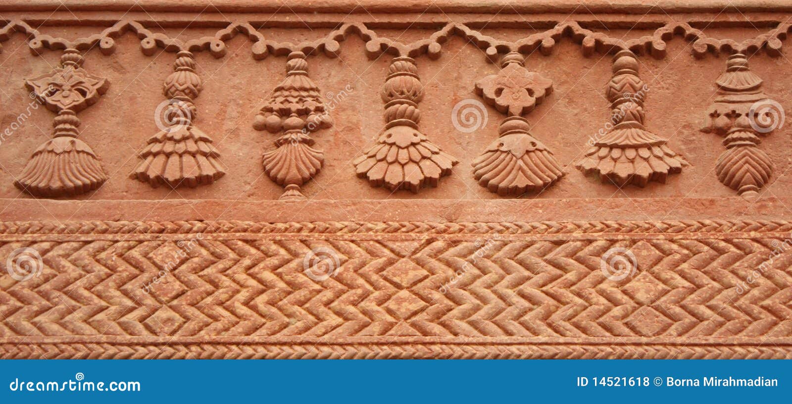 Carved Decorative Pattern on Stone Stock Photo - Image of stone, motif ...