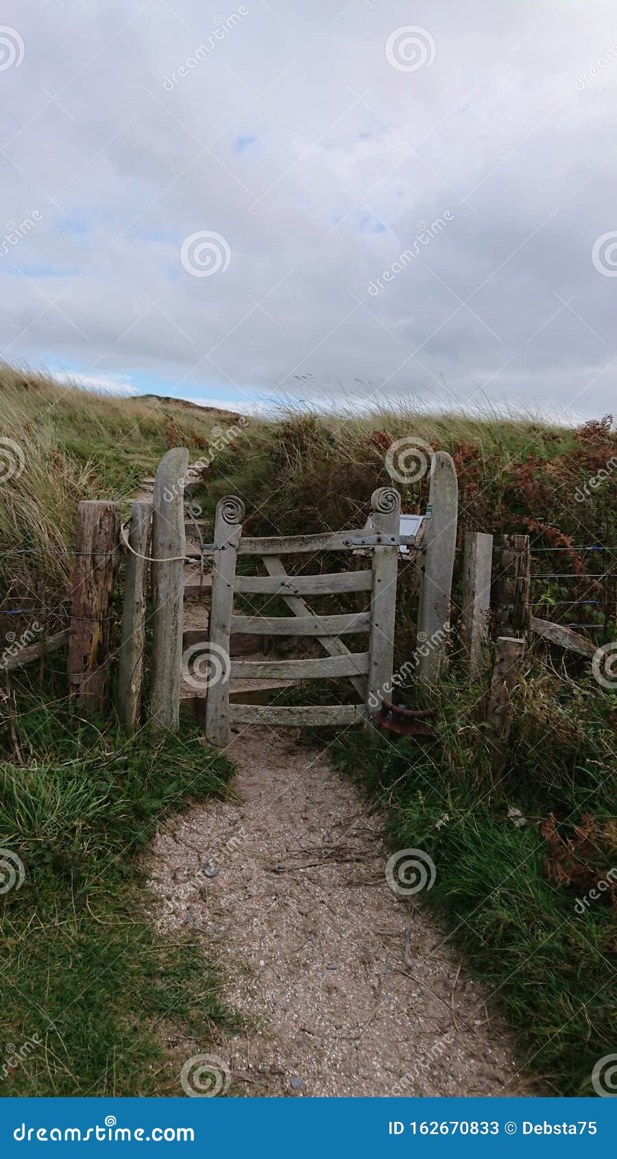 Carved gate, Anglesey stock image. Image of gate, carved - 162670833