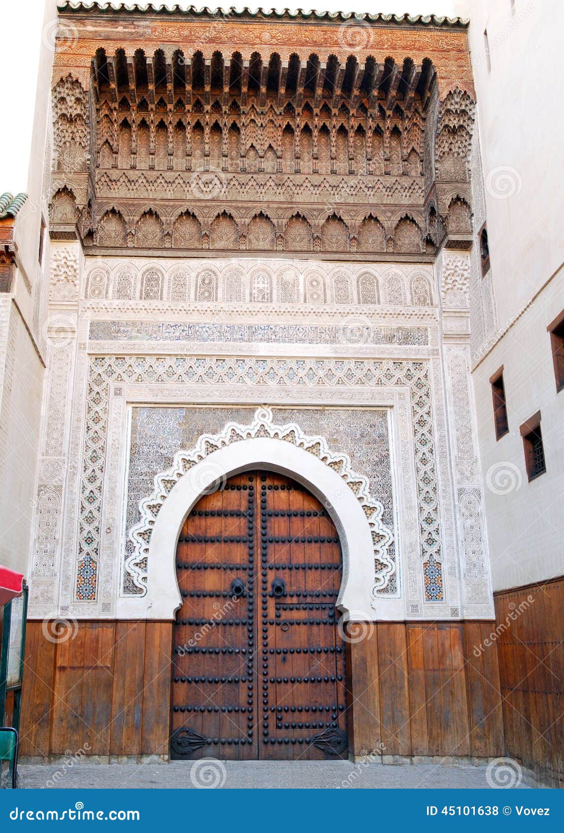 Carved Gate in Fes, Morocco Stock Photo - Image of morocco, oriental ...