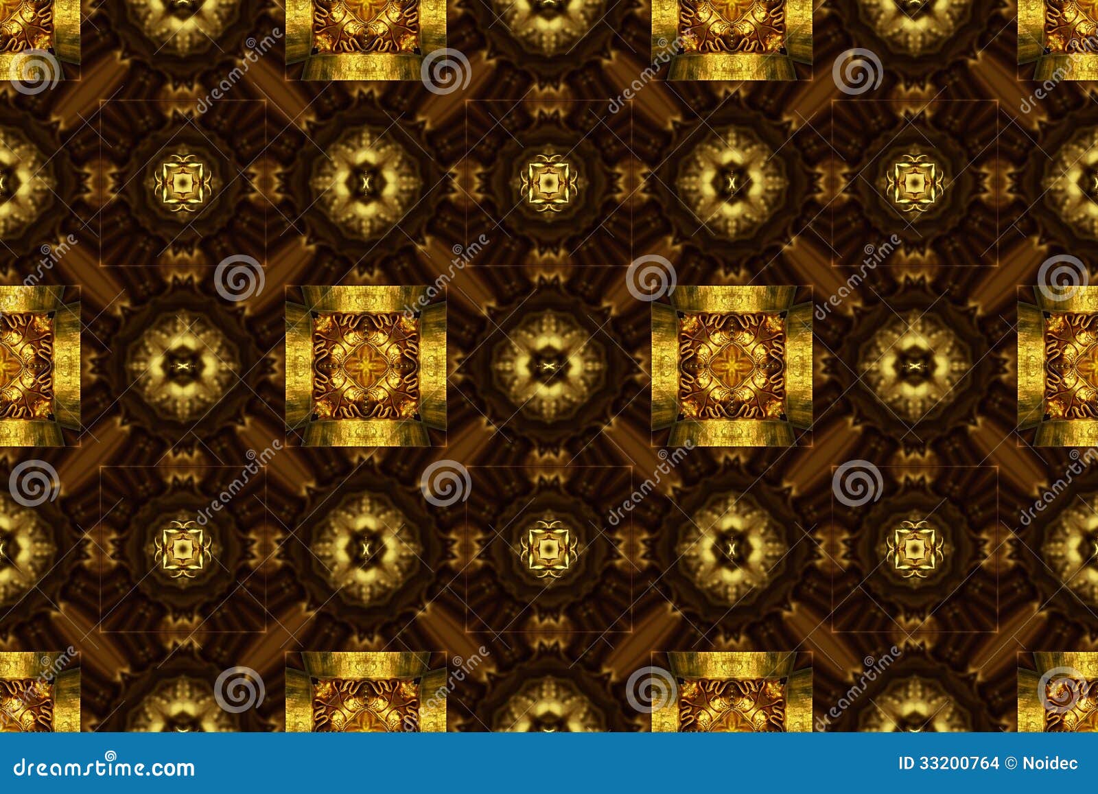 Carved Golden Ornament, Seamless Pattern Texture. Stock Illustration ...
