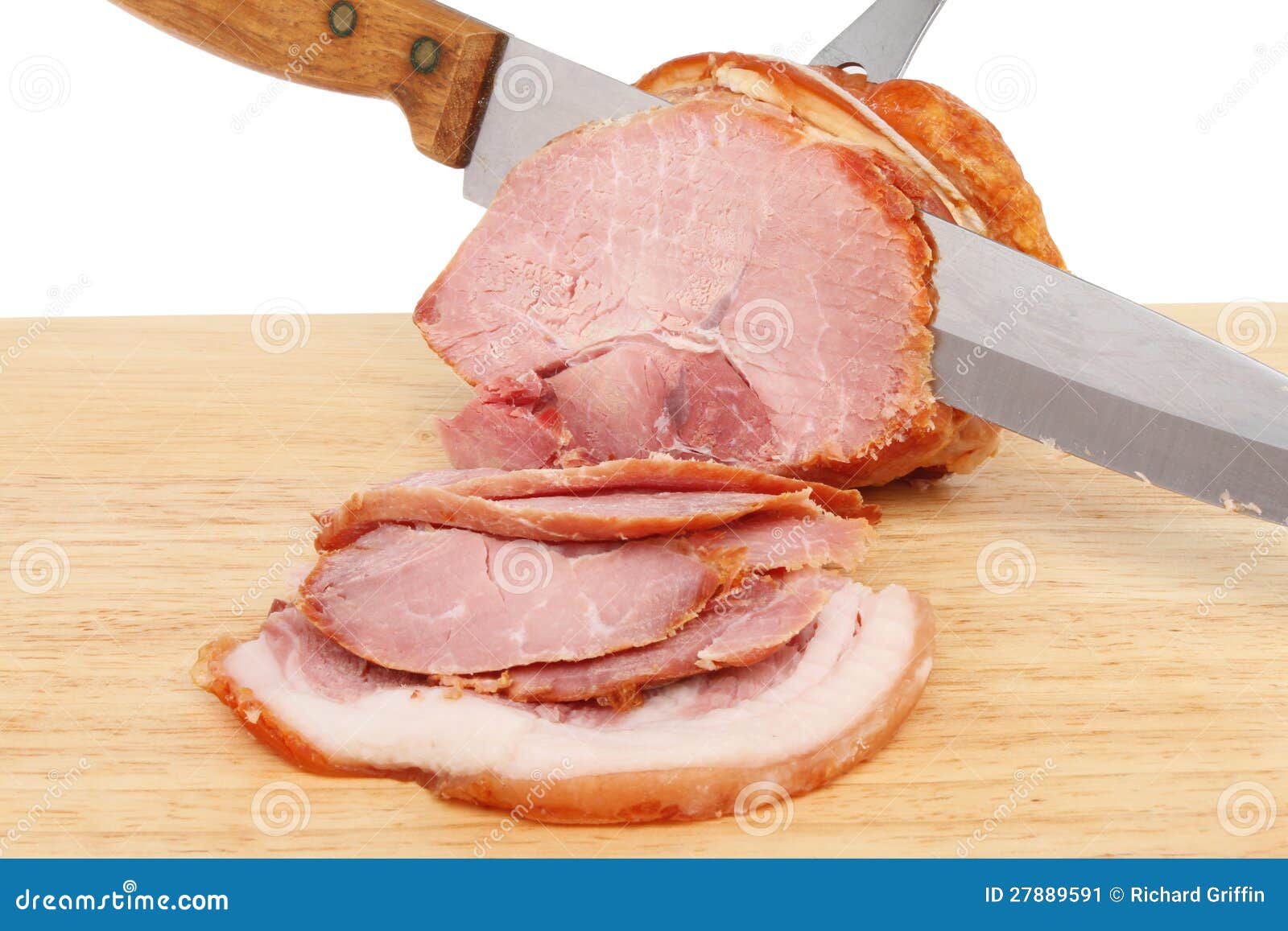 Carved ham closeup stock image. Image of slice, carved - 27889591
