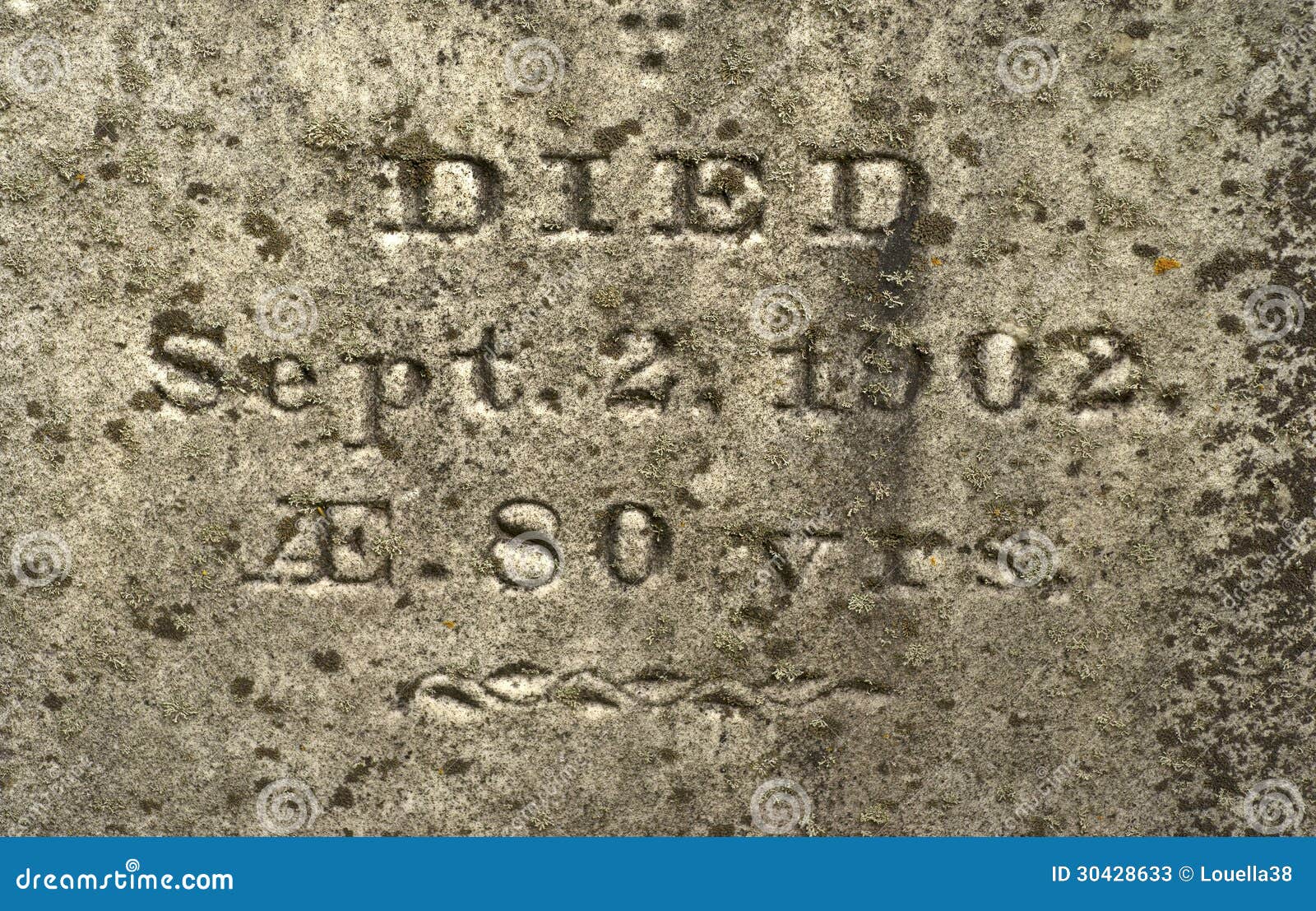 Carved Inscription Old Headstone Stock Image - Image of engraved ...