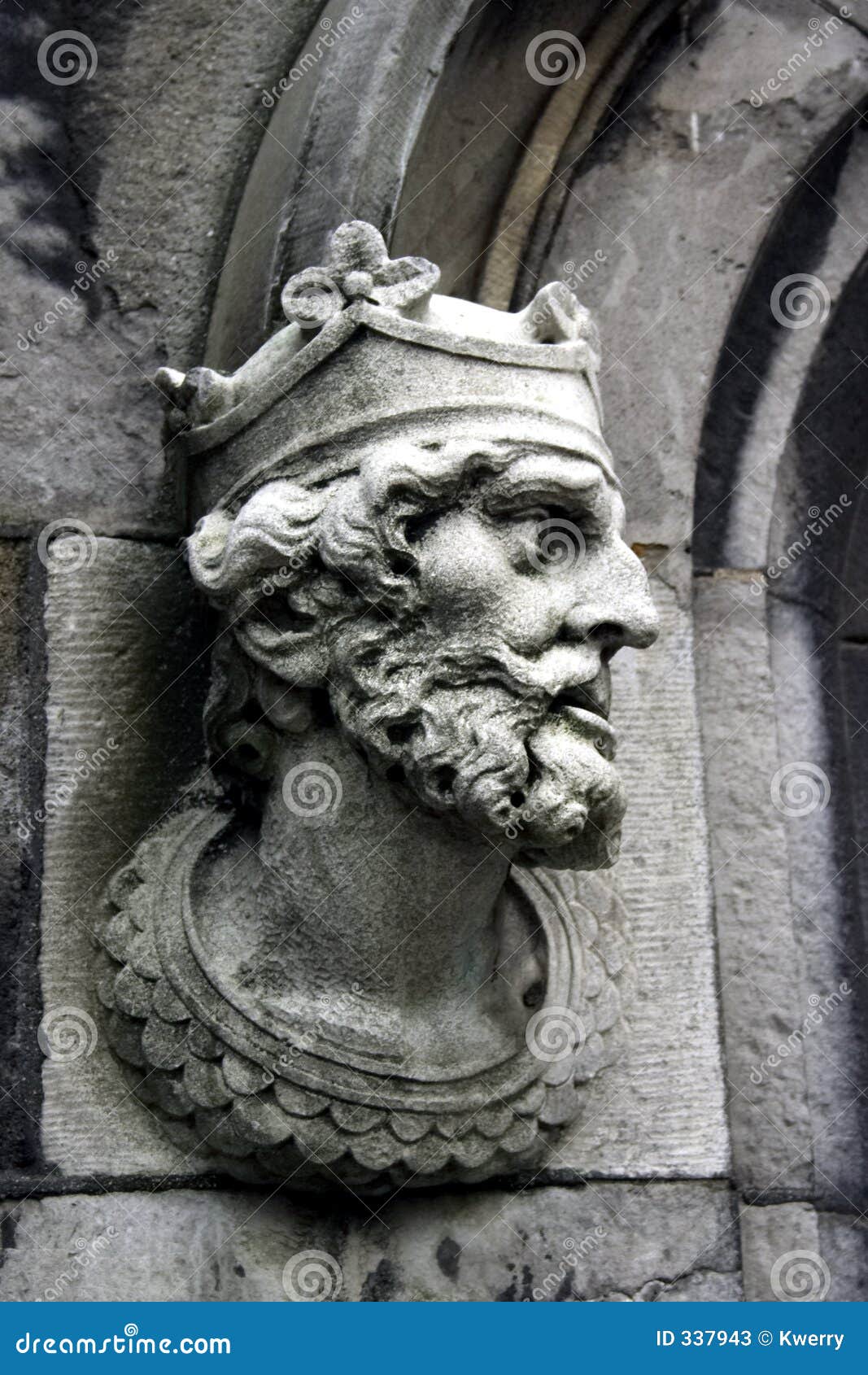 Carved King stock image. Image of cathedral, carving, sculptur - 337943