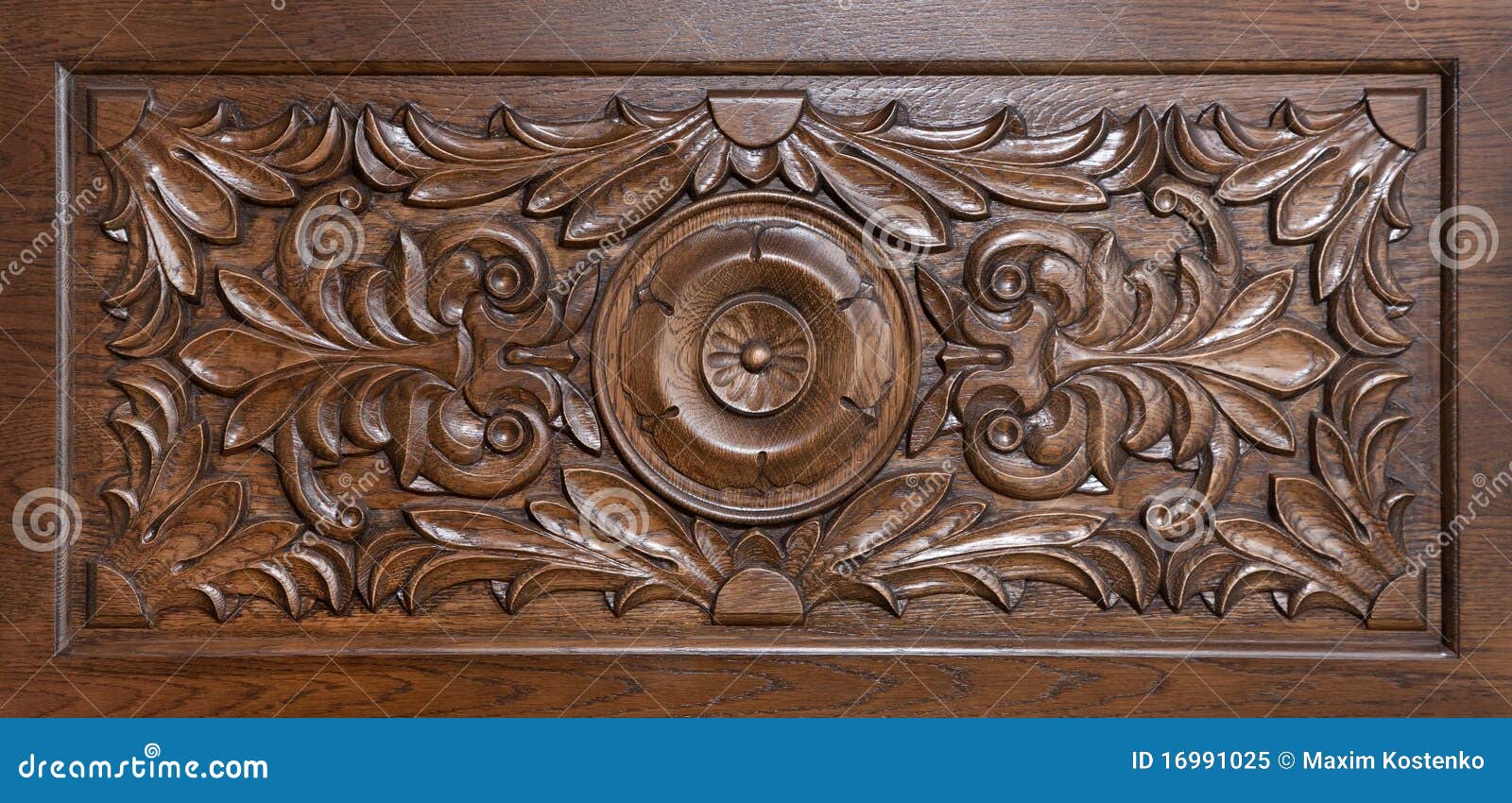 Carved pattern on wood stock image. Image of nouveau - 16991025