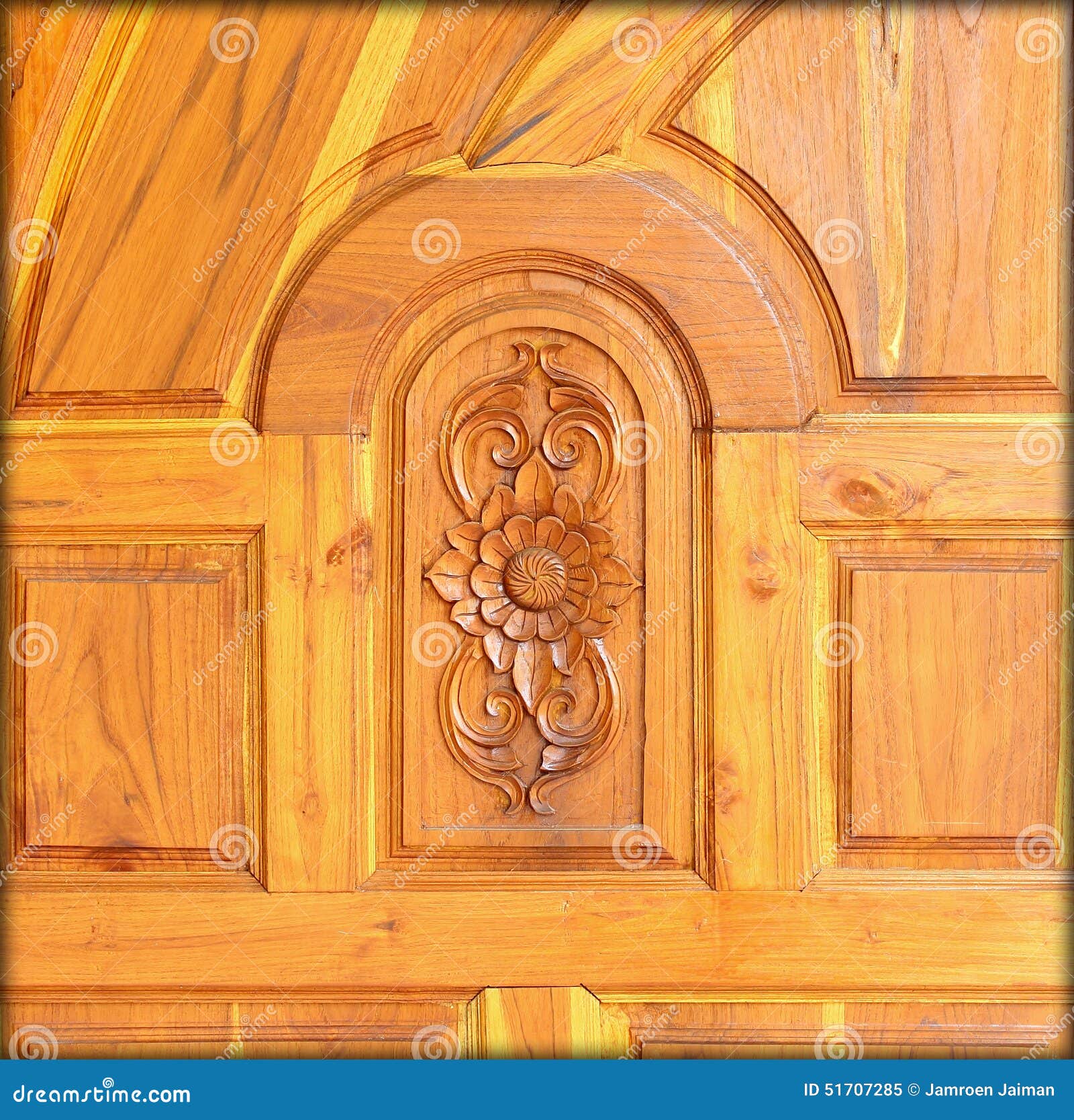 Carved Pattern on Wood, Element of Decor Stock Image - Image of leather ...