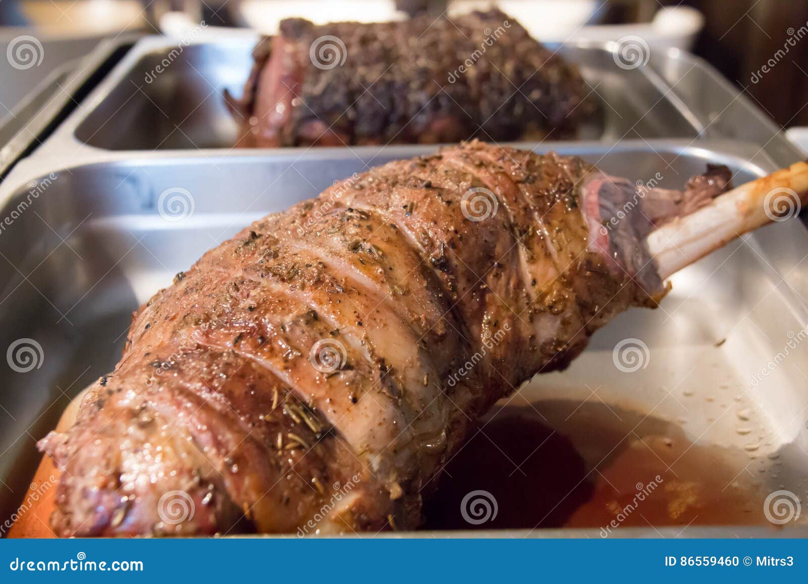Carved Roast Beef on Serving Dish Stock Photo - Image of barbecue ...