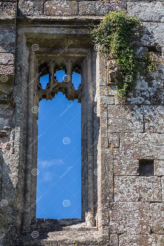 Carved Stone Castle Window stock image. Image of ancient - 54393323