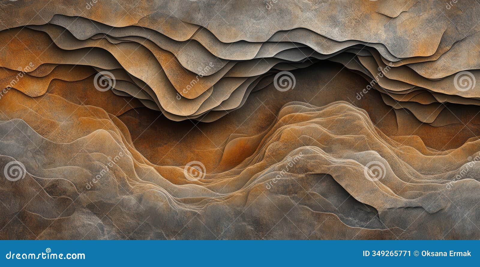 Carved Stone Texture, Geological Layers with Designs and Patterns ...