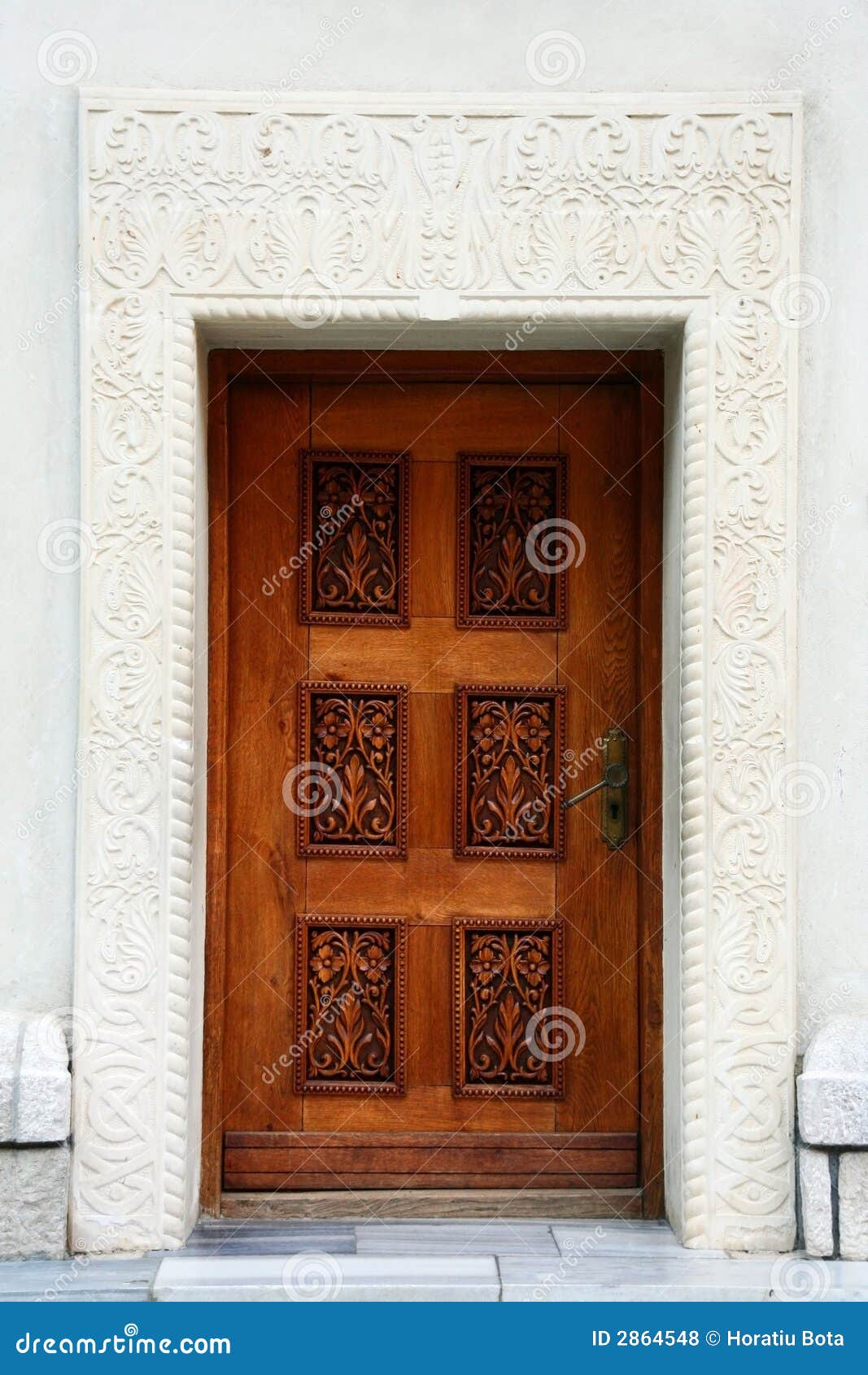Carved stone wall door stock photo. Image of europe, cultural - 2864548