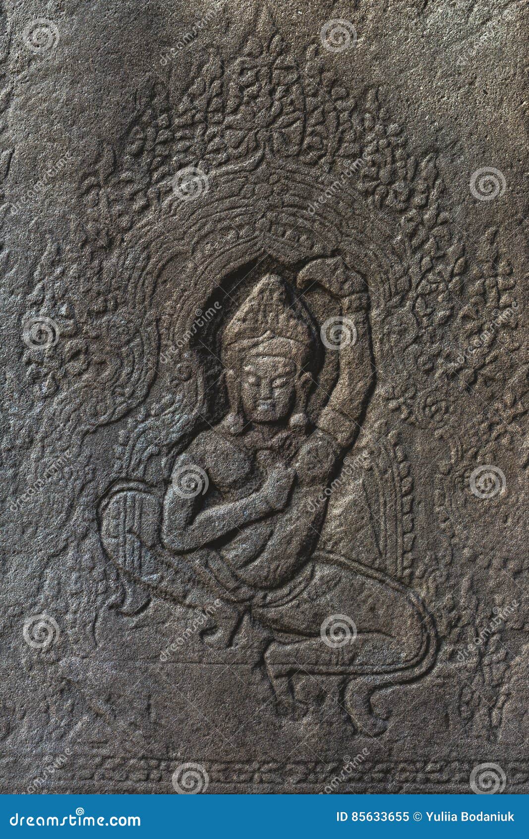 Carved Structure and Relief in Angkor Wat Temple Stock Image - Image of ...