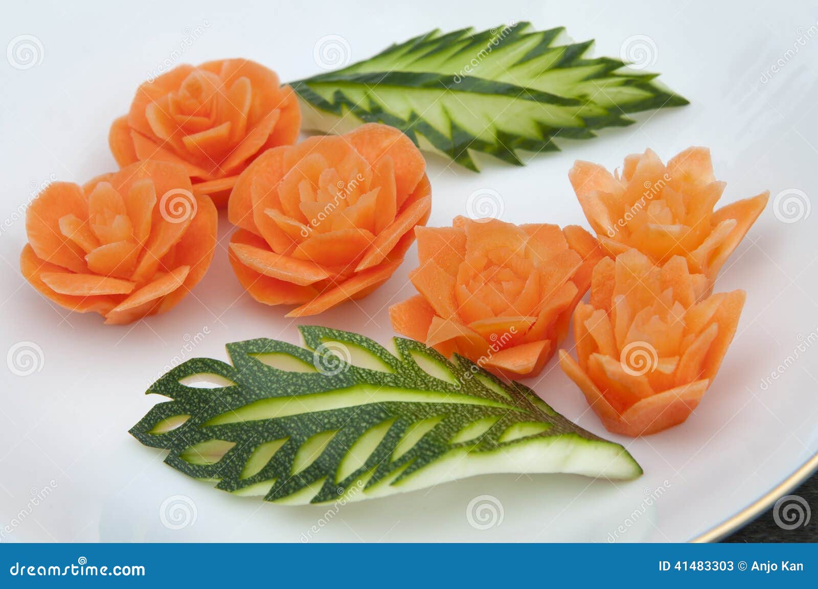 Carved vegetables stock image. Image of creativity, closeup - 41483303