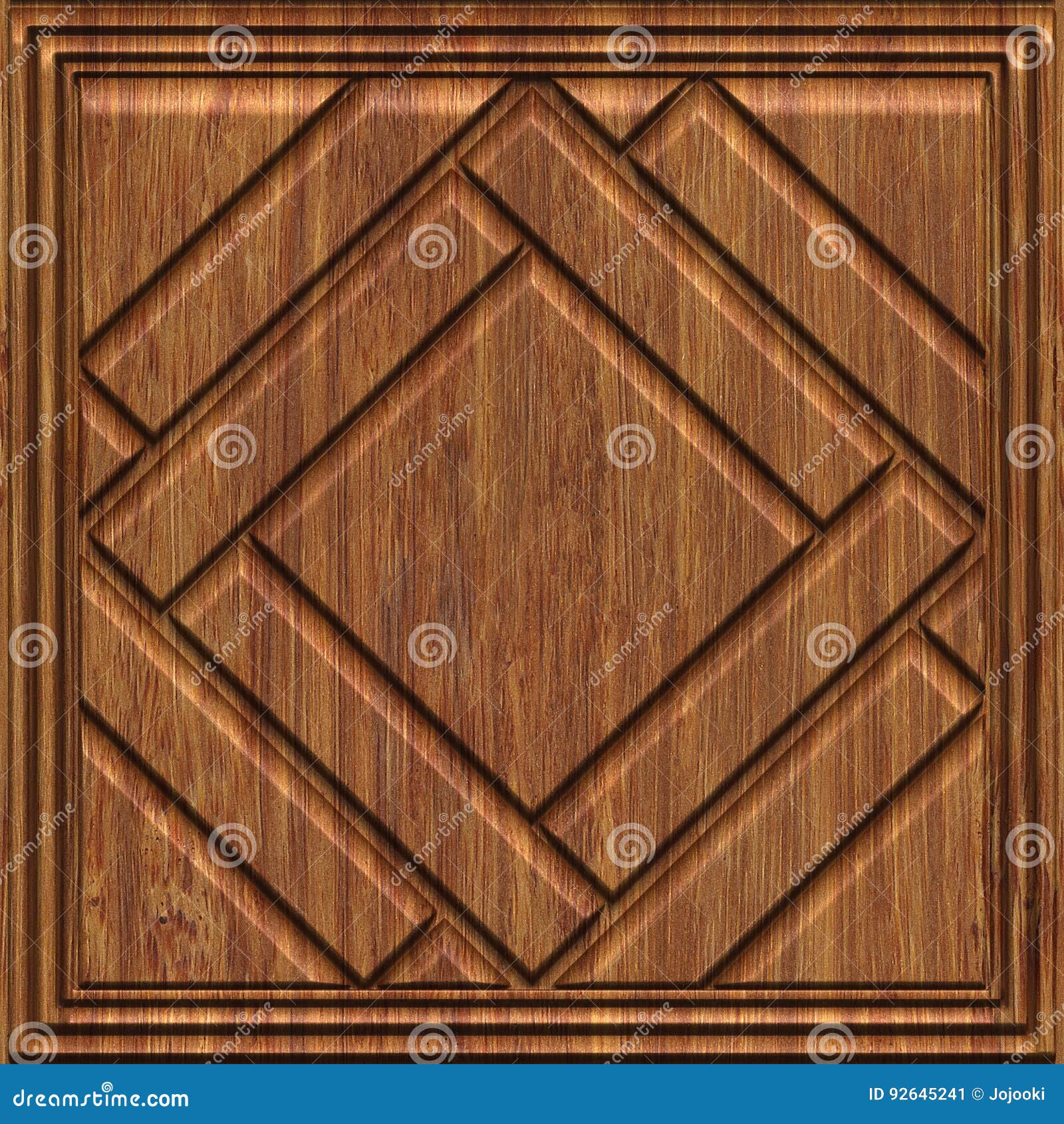 Carved Wood Panel Seamless Texture Royalty-Free Stock Photo ...