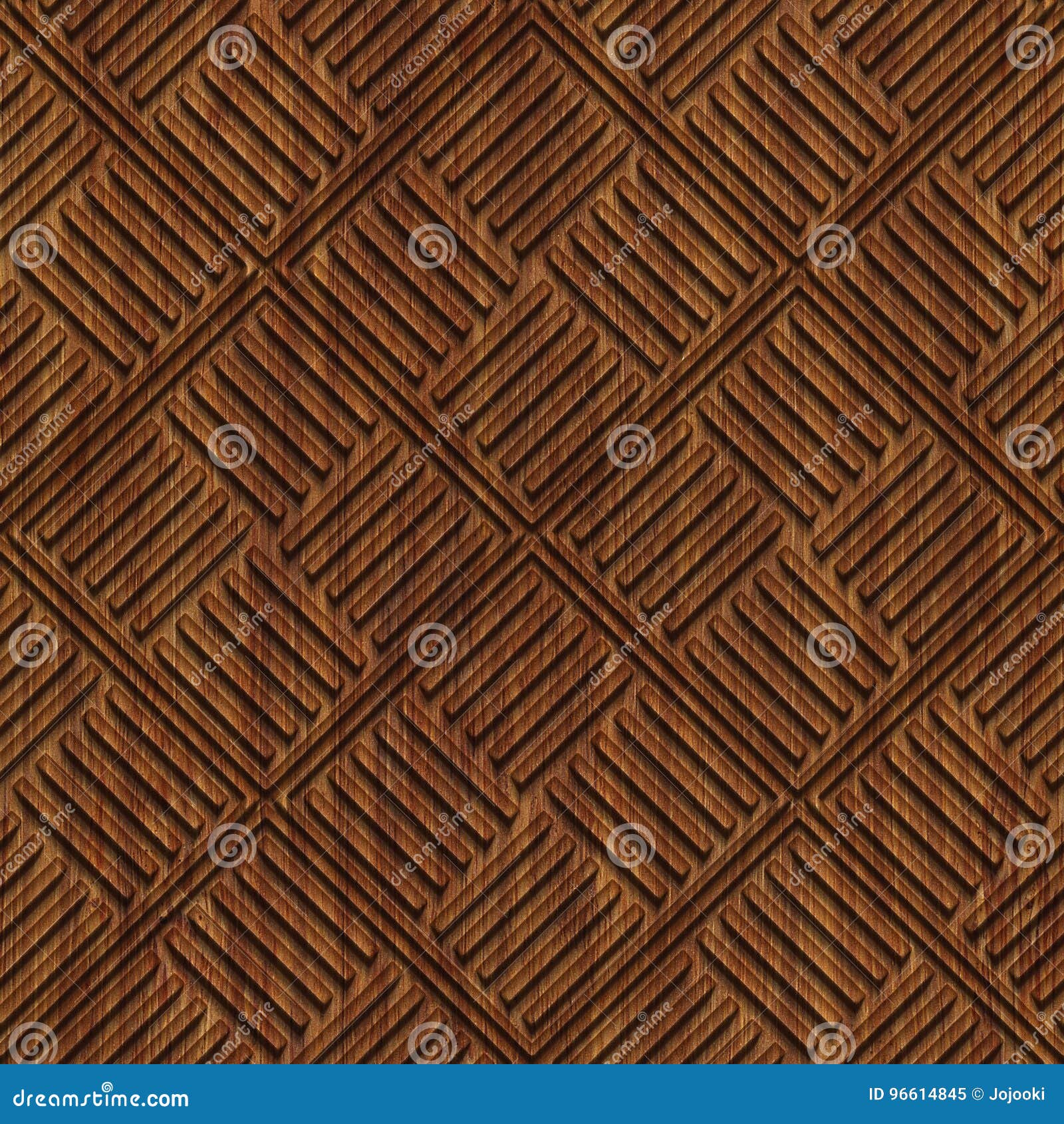 Carved Wood Seamless Texture Stock Illustration - Illustration of ...