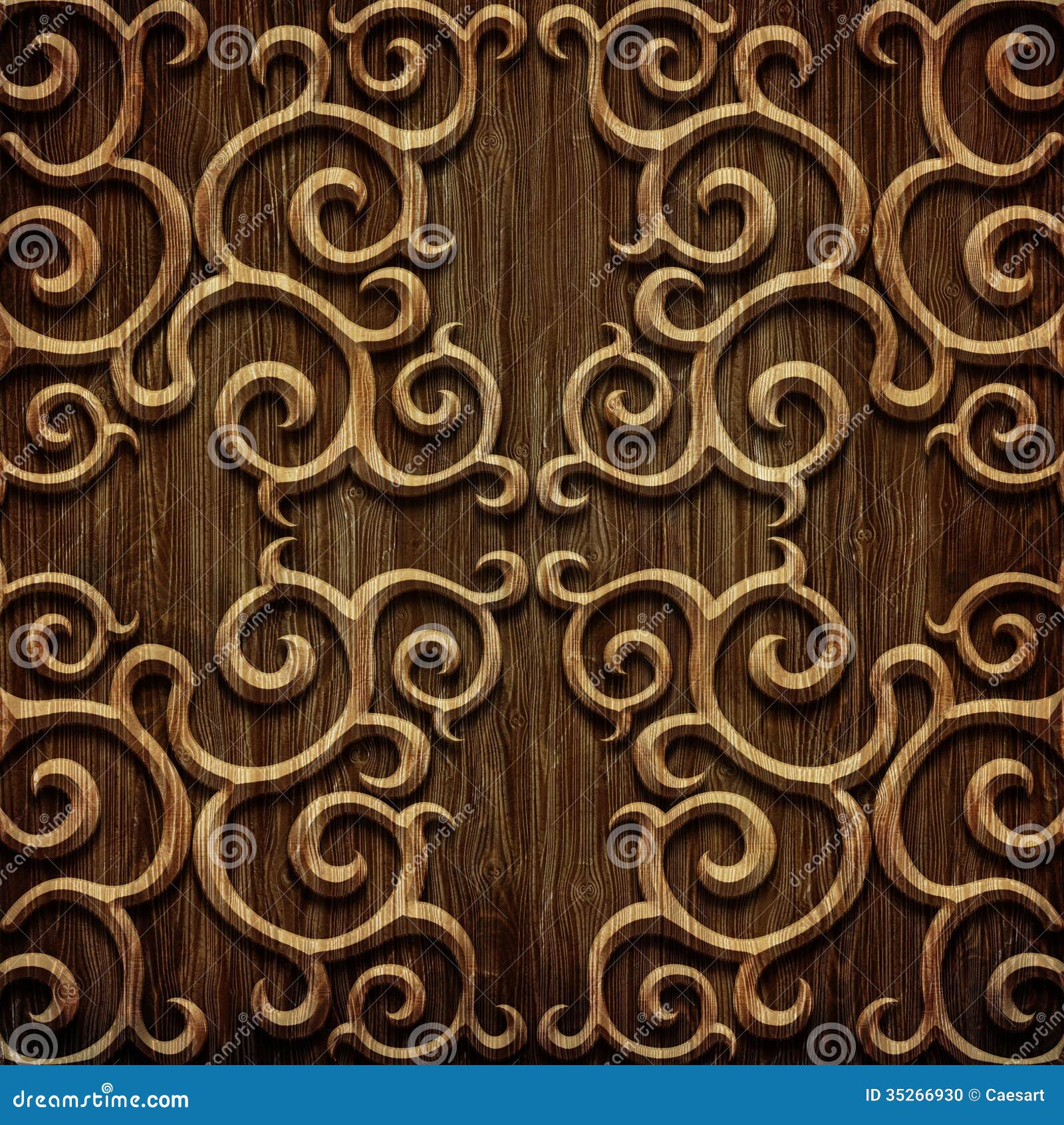 Carved wooden pattern stock photo. Image of fiber, bright - 35266930