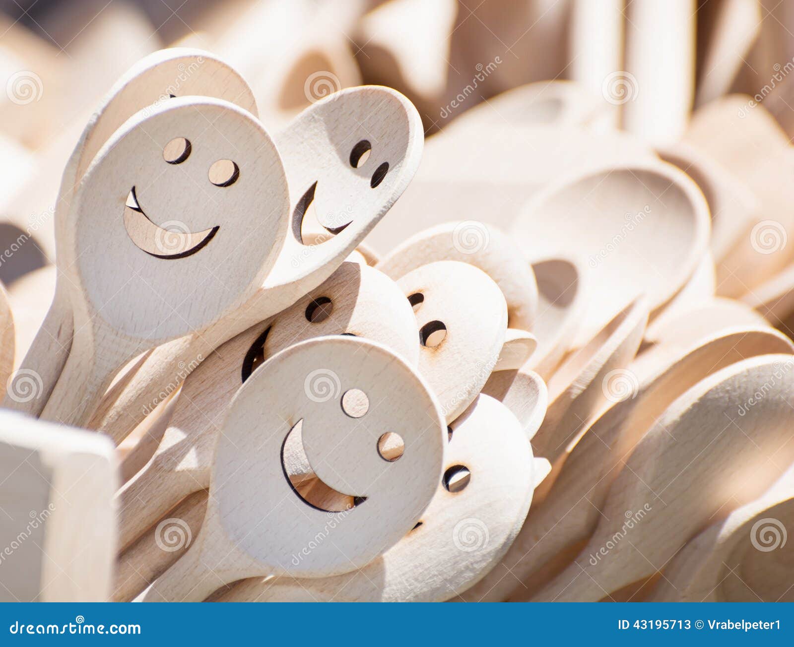 Carved wooden spoons stock image. Image of culture, brown - 43195713