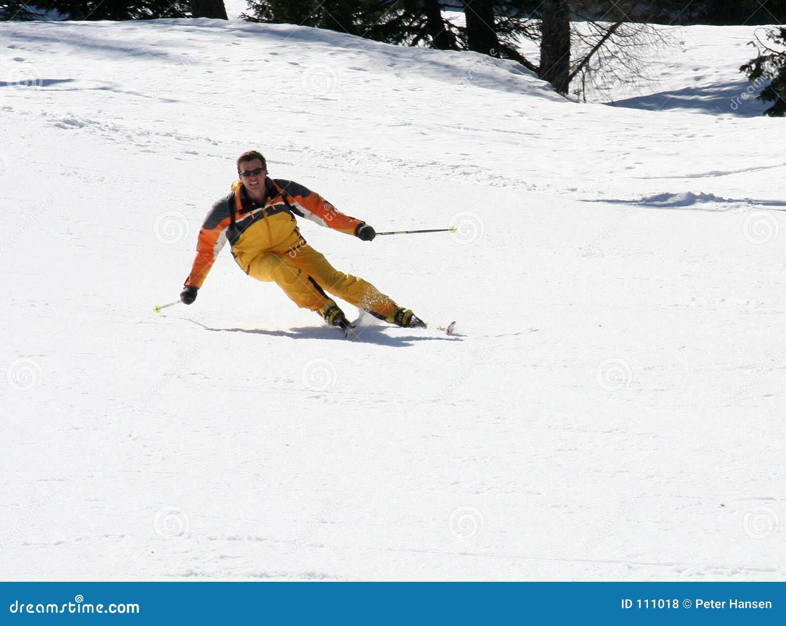 Carving skier stock photo. Image of carver, skiing, sport - 111018