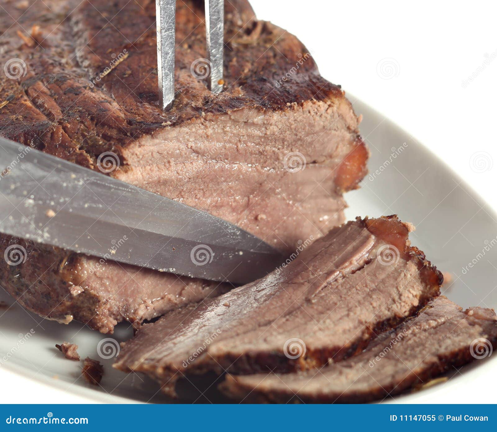 Carving a topside joint stock image. Image of horizontal - 11147055