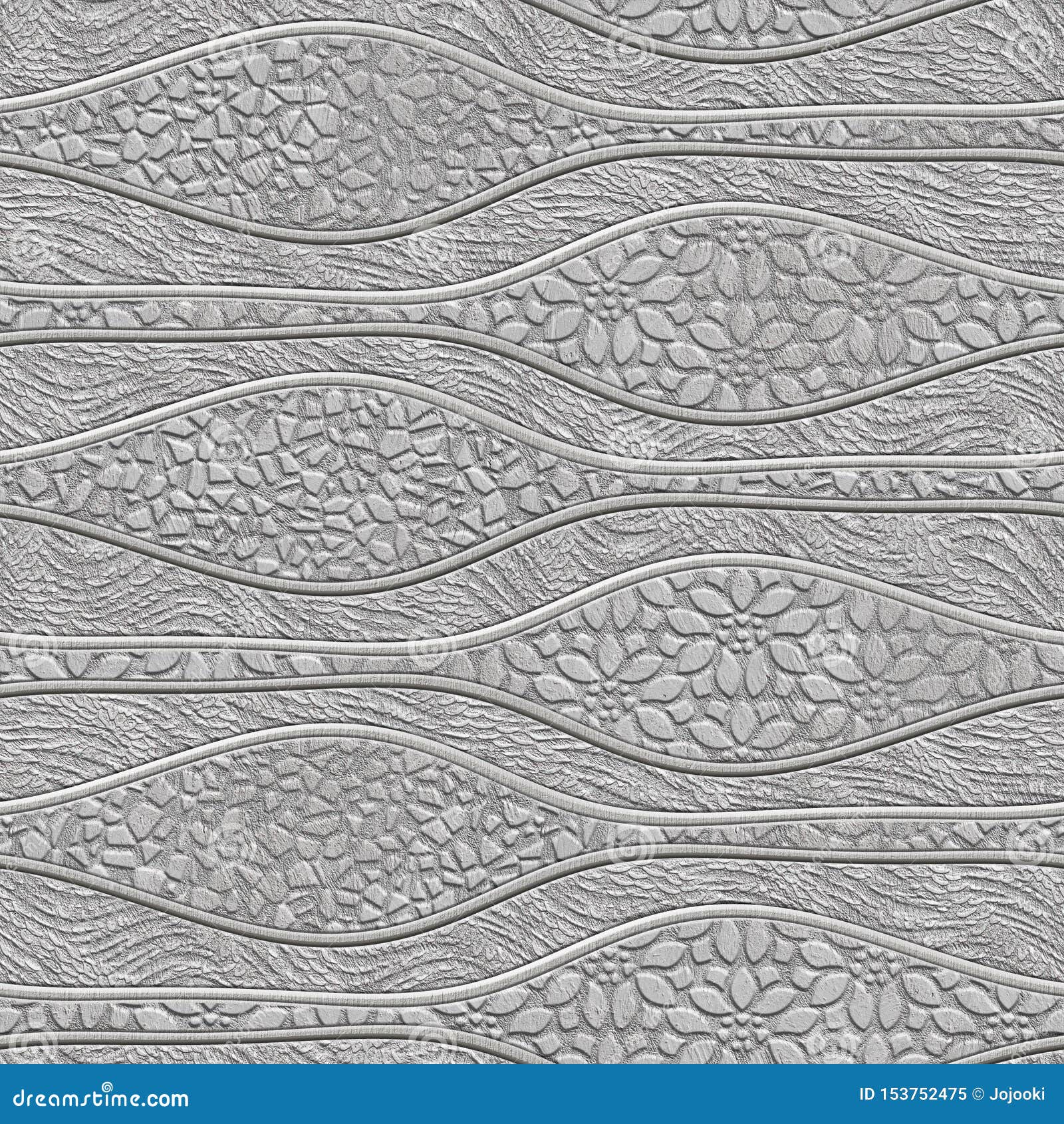 Carving Waves Pattern on Background Seamless Texture, Patchwork Pattern ...
