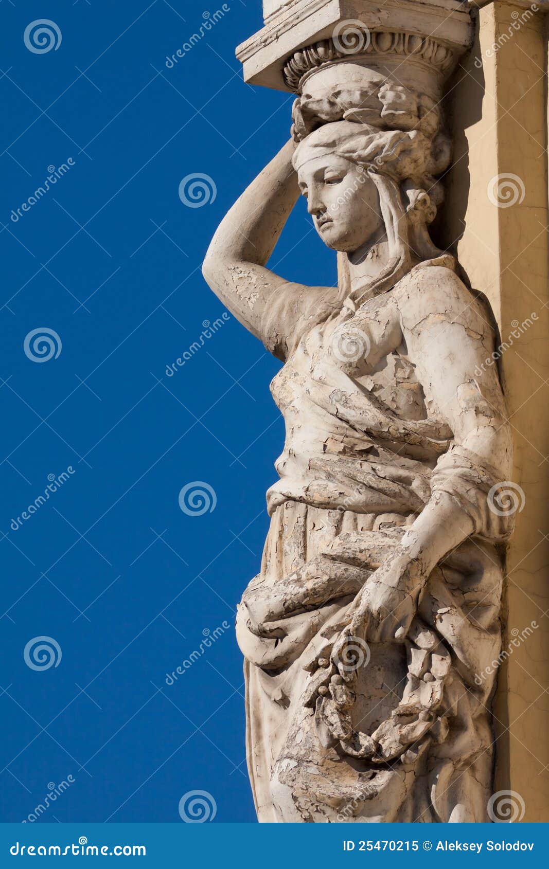 Caryatid stock image. Image of history, woman, petersburg - 25470215