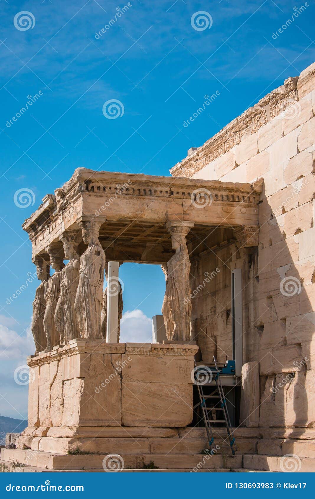 Architectural Support Structure In Grey Concrete. Formed By A Column ...