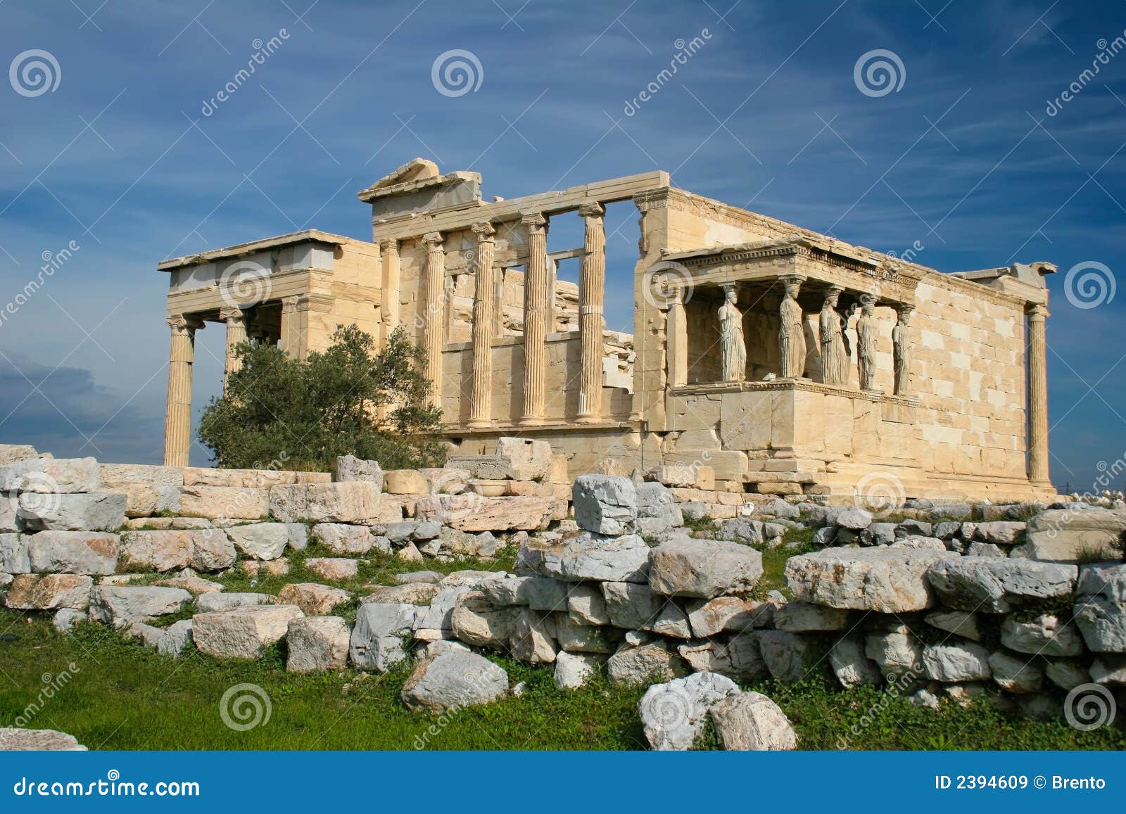 The Caryatids stock image. Image of doric, greece, hellenic - 2394609