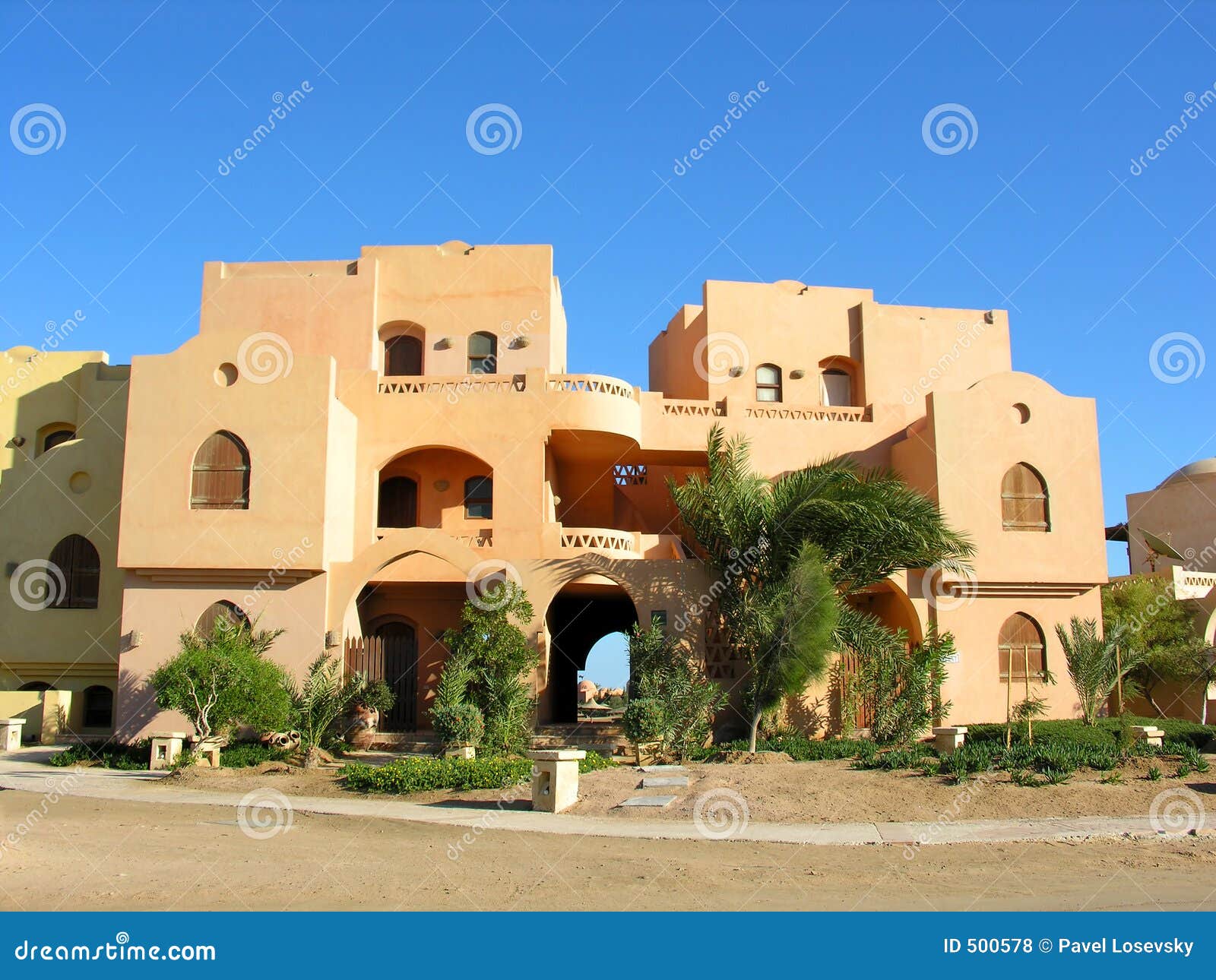 Casa árabe foto de archivo. Imagen de edificio, casa, casero - 500578