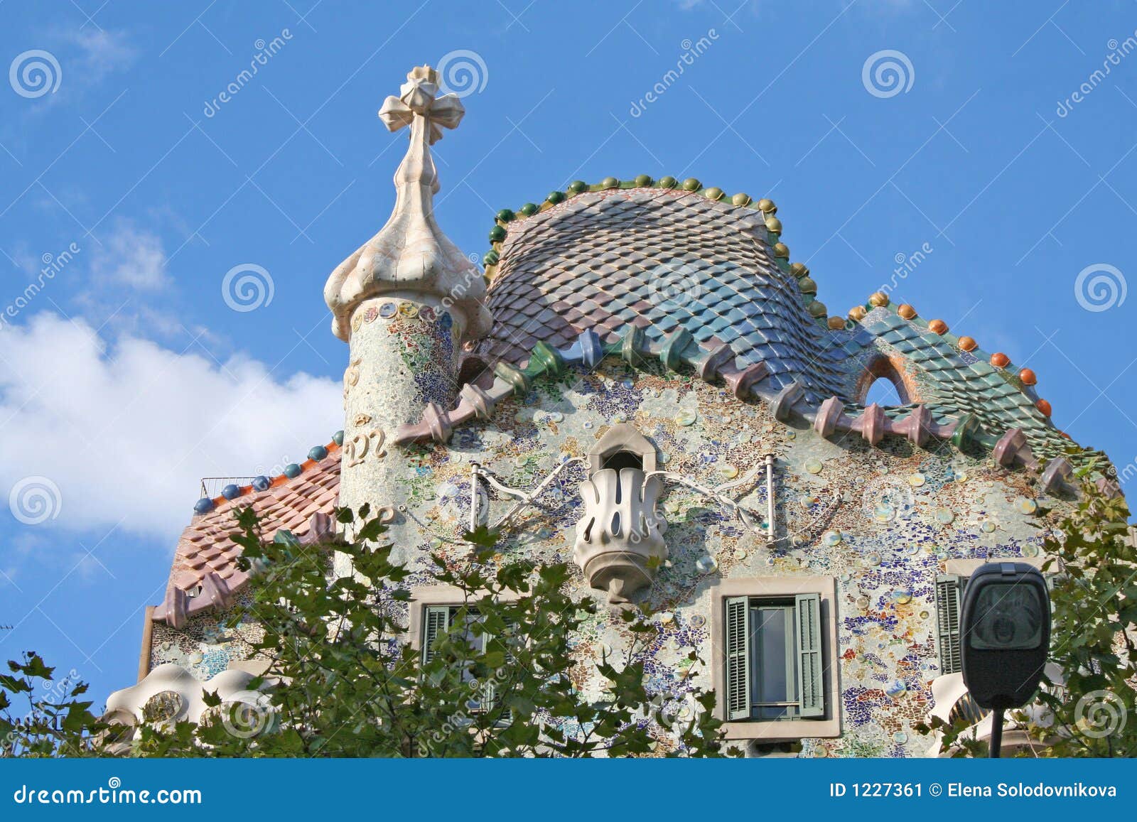 Casa Batllo by Antoni Gaudi. Editorial Photo - Image of dragon, color ...