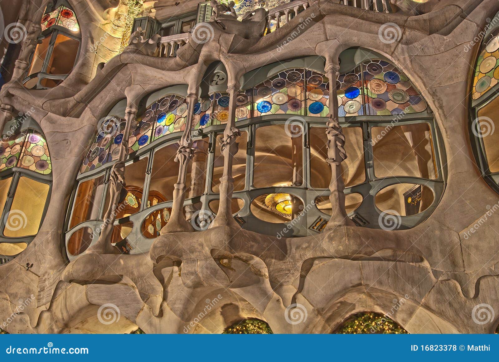 Casa Batllo, Barcelona editorial stock photo. Image of modernist - 16823378