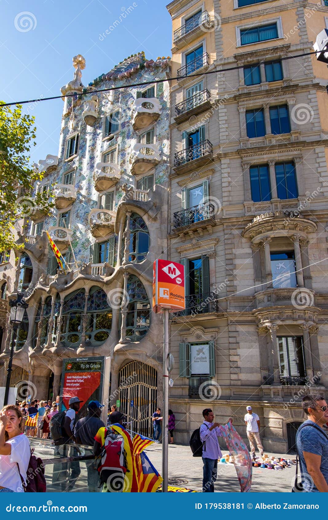 Casa Batllo in Barcelona, Catalonia, Spain. Editorial Photo - Image of ...